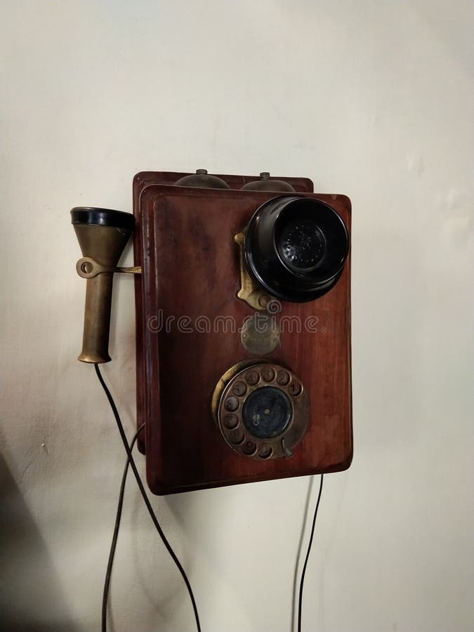 Ancient Telephone Antique Types Stock Image - Image of machine, shelf ...