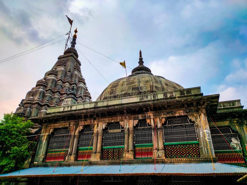 Ancient Temple Architecture at Day from Flat Angle Stock Image - Image ...