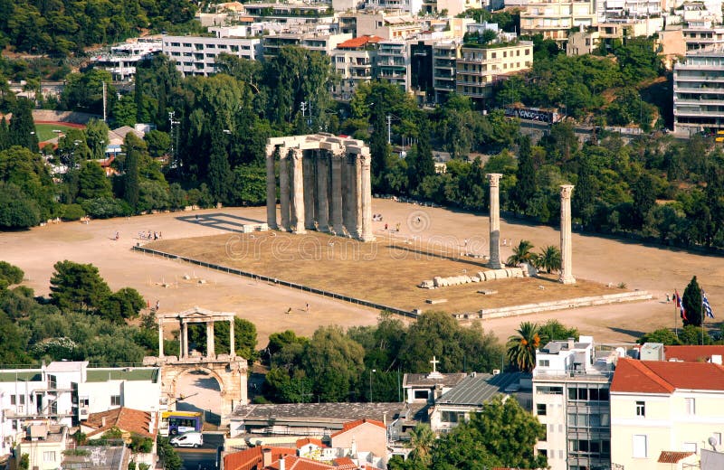 Ancient Temple - Athens - Greece Editorial Photography - Image of ...