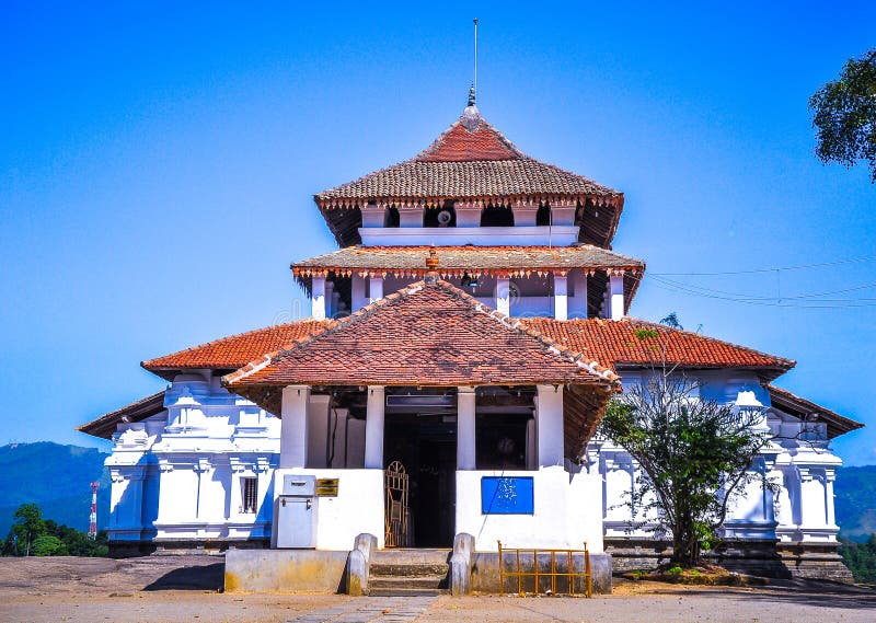 An Ancient Temple Building Dedicated To God Stock Image - Image of town ...