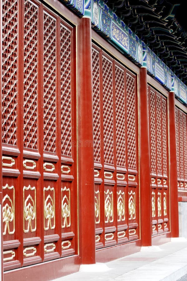 Ancient Temple Gate Of China Picture. Image: 3825412