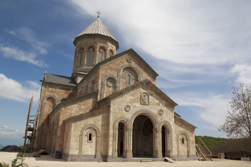 Ancient Temple in Georgia stock image. Image of blue - 73492533