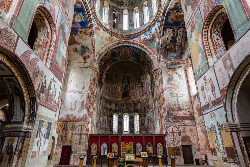 The Ancient Temple of Georgia Stock Photo - Image of heritage, fortress ...