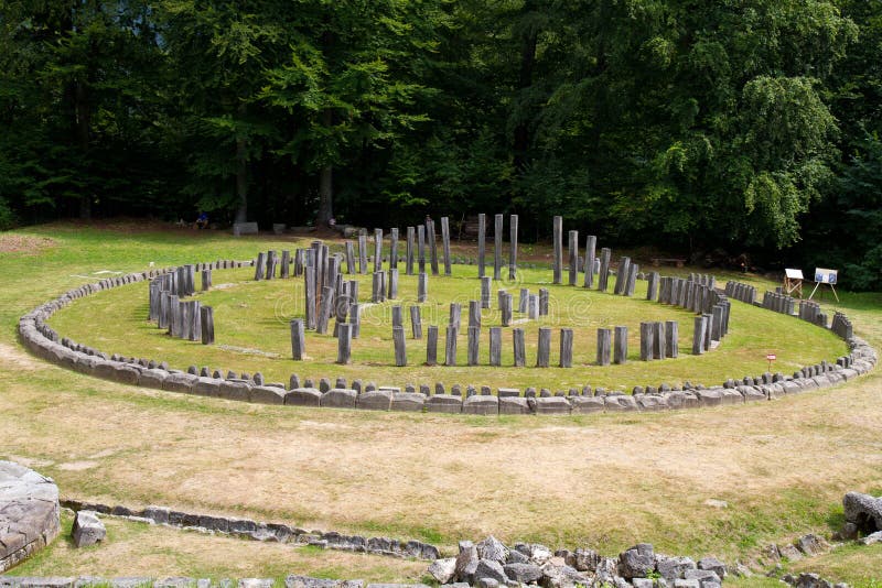 The Druid`s Temple in the Swinton Estate, Ripon, North Yorkshire ...
