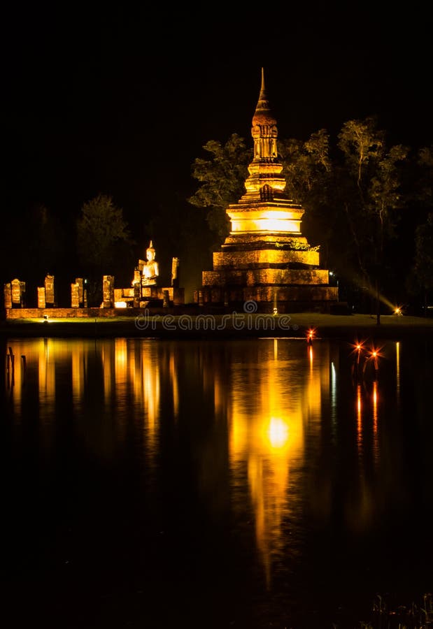 Ancient temple editorial stock photo. Image of reflect - 49975548