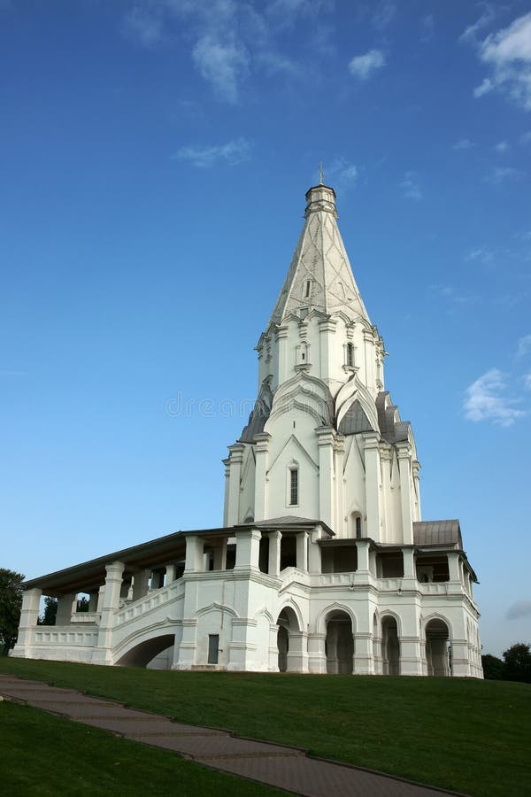 Ancient temple in Moscow stock photo. Image of culture - 11365348