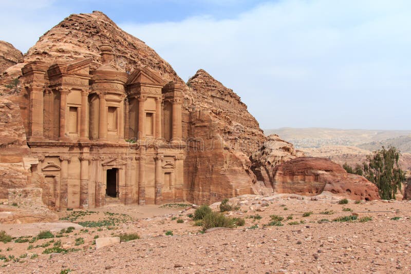 Ancient Temple in Petra, in Jordan Stock Photo - Image of bedouin ...