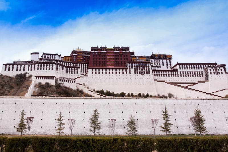 The Ancient Temple , Potala Palace Stock Photo - Image of holy ...