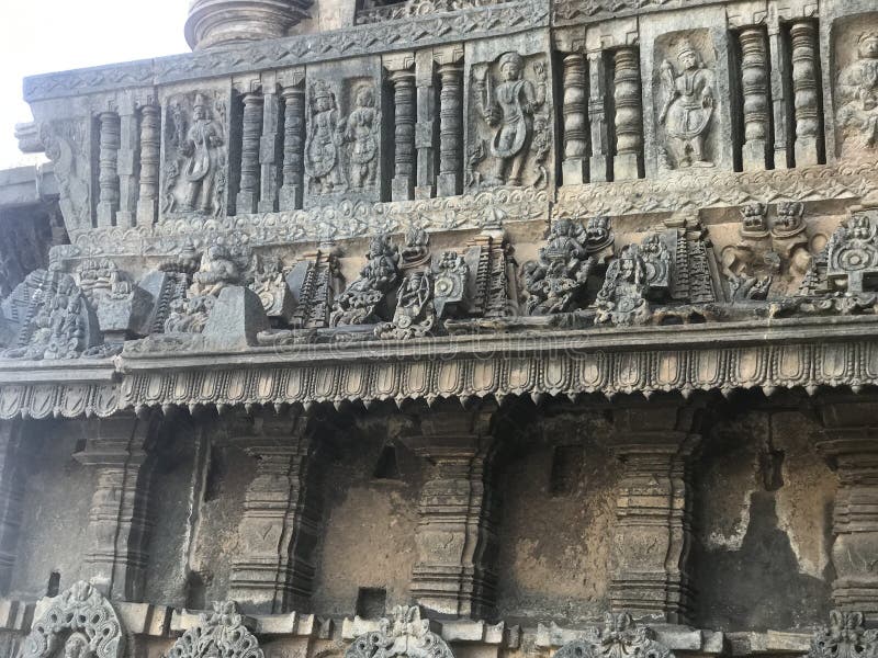 Ancient Temple Structures Sculpture and Architecture Stock Image ...