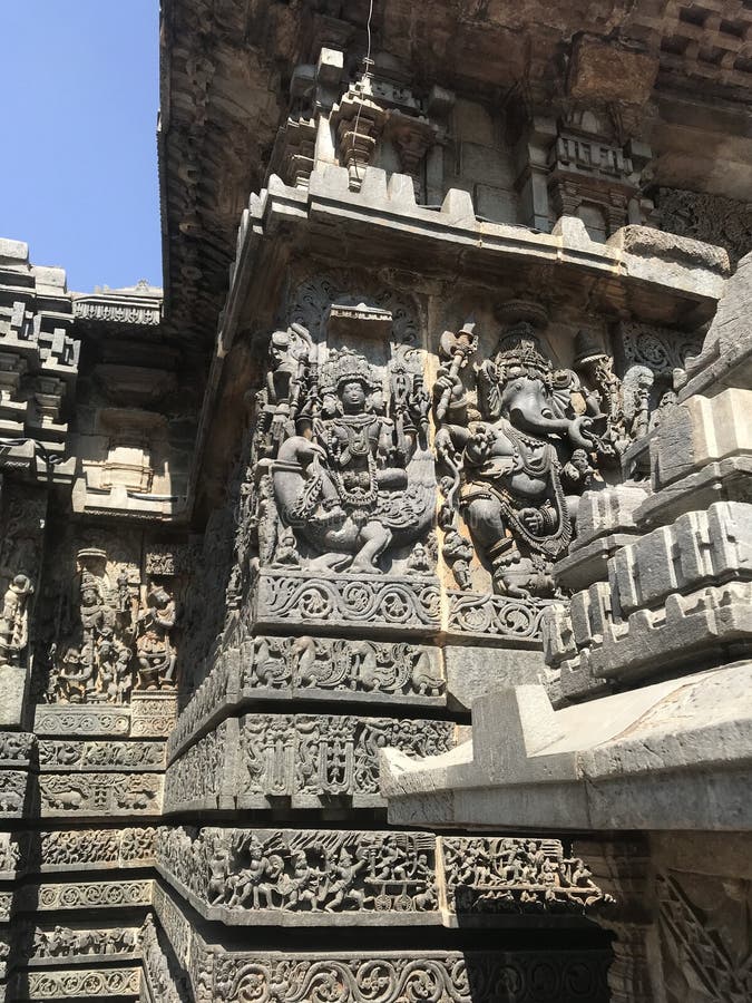Ancient Temple Structures Sculpture and Architecture Stock Photo ...