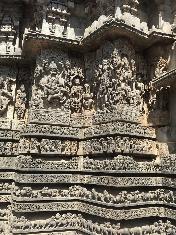 Ancient Temple Structures Sculpture and Architecture Stock Image ...