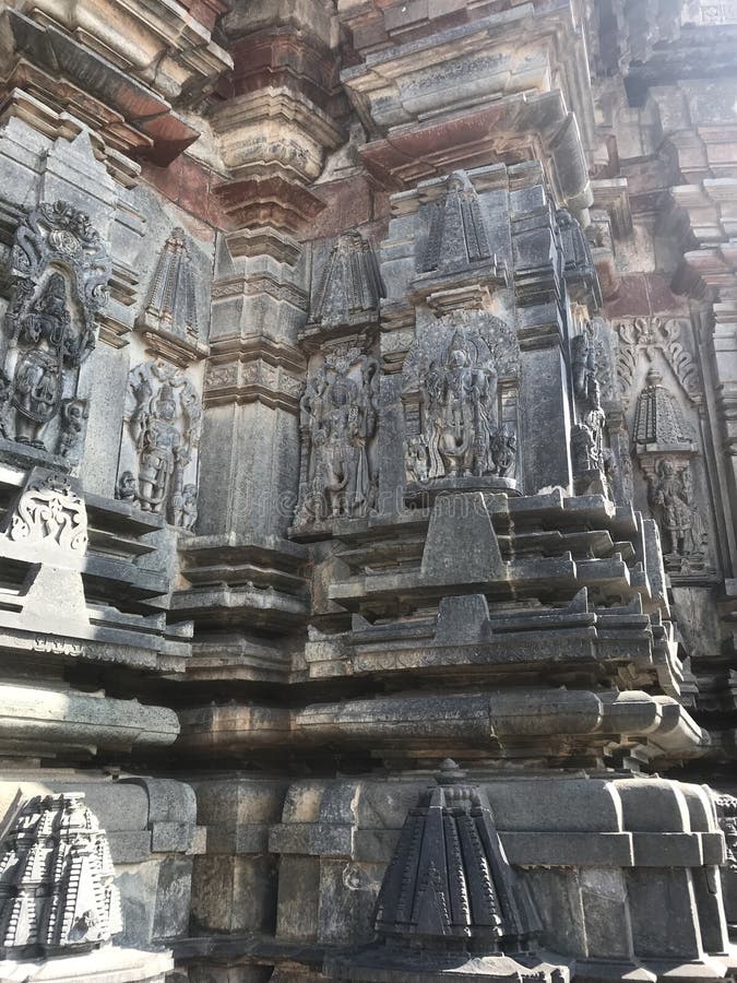 Ancient Temple Structures Sculpture and Architecture Stock Image ...
