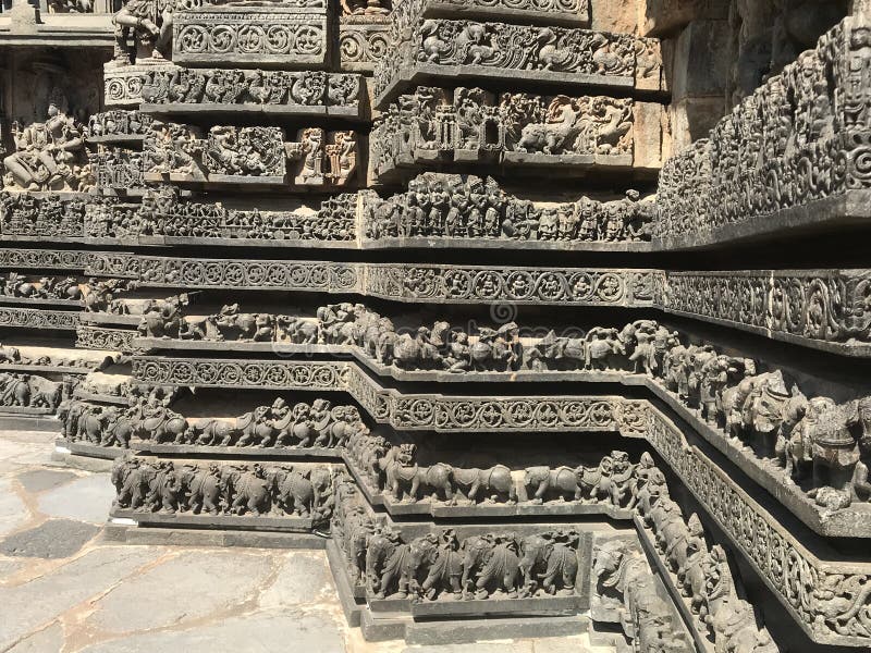 Ancient Temple Structures Sculpture and Architecture Stock Image ...