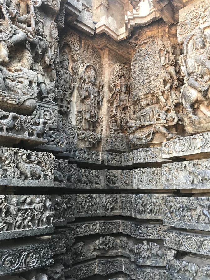 Ancient Temple Structures Sculpture and Architecture Stock Image ...