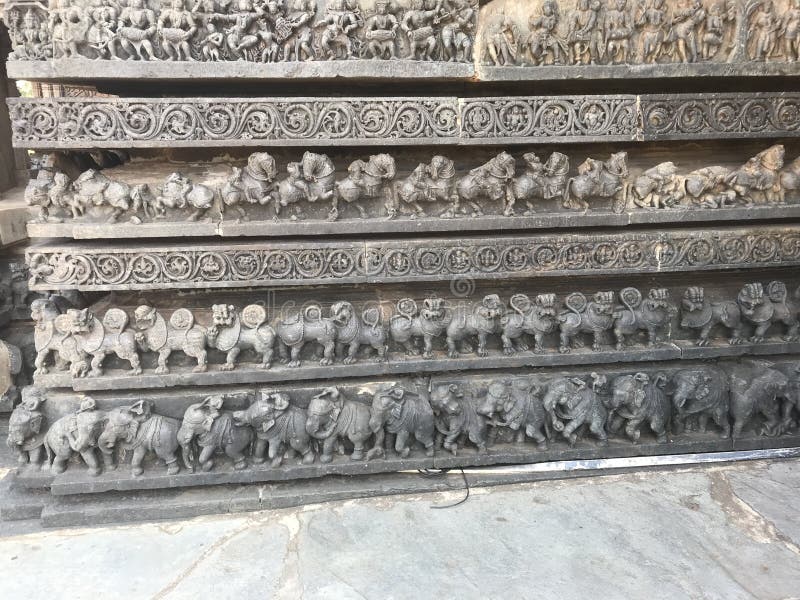 Ancient Temple Structures Sculpture and Architecture Stock Photo ...