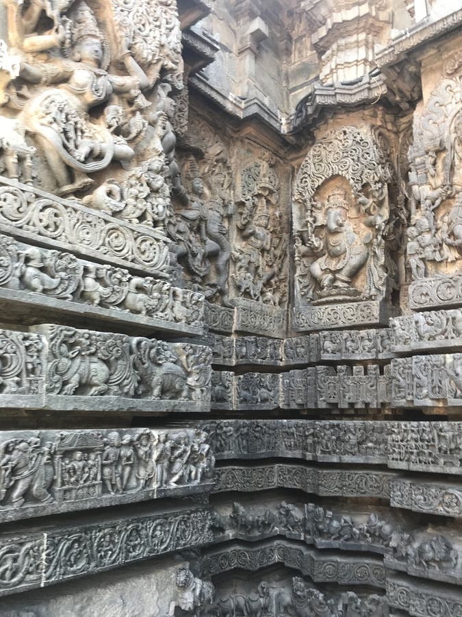 Ancient Temple Structures Sculpture and Architecture Stock Image ...