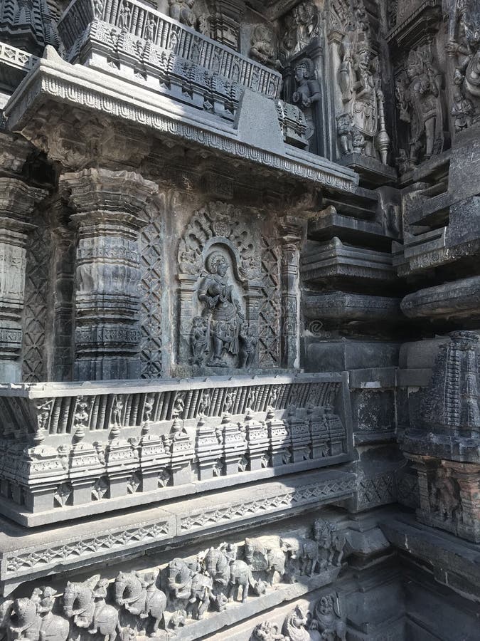 Ancient Temple Structures Sculpture and Architecture Stock Image ...