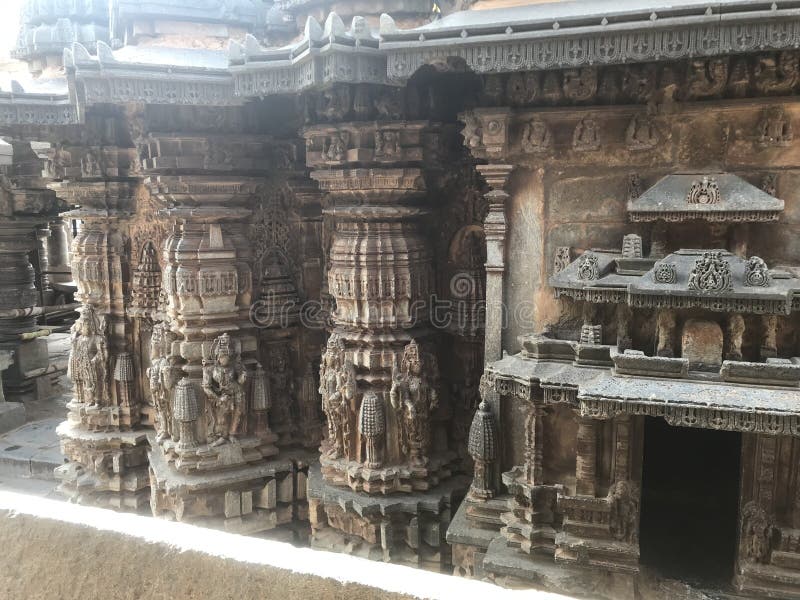 Ancient Temple Structures Sculpture and Architecture Stock Image ...