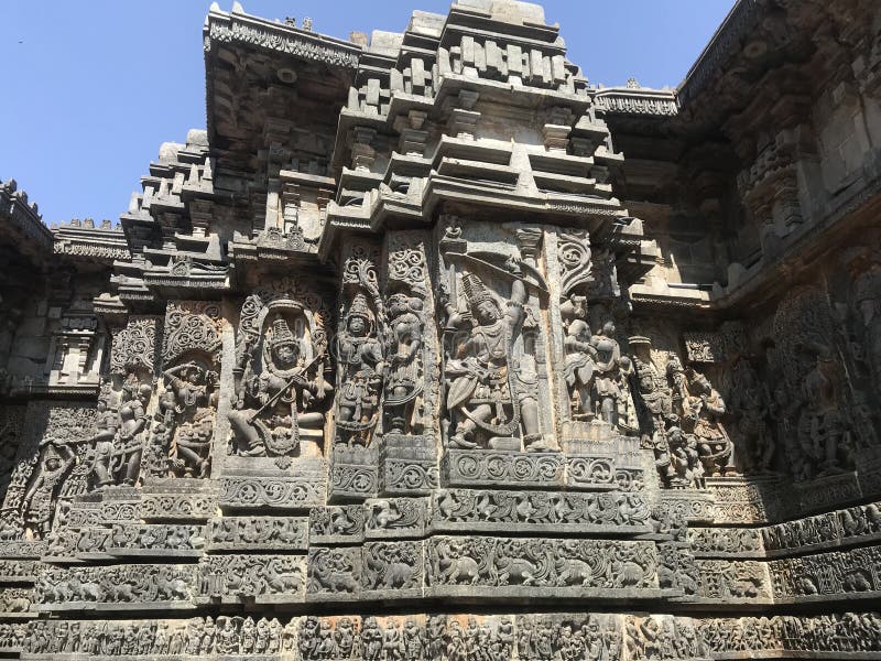Ancient Temple Structures Sculpture and Architecture Stock Image ...