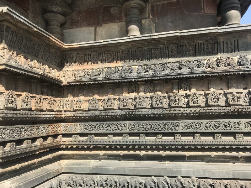 Ancient Temple Structures Sculpture and Architecture Stock Image ...