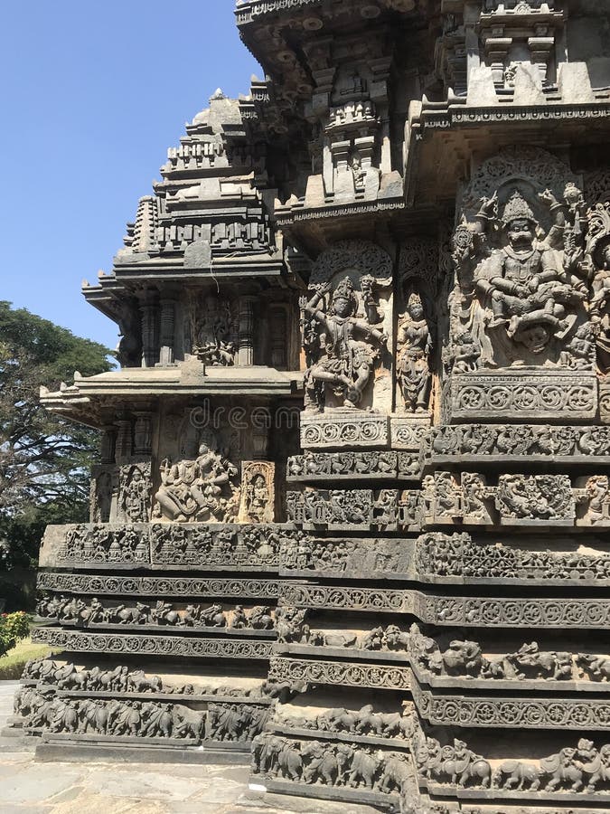 Ancient Temple Structures Sculpture and Architecture Stock Photo ...