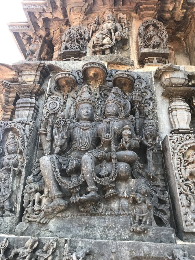 Ancient Temple Structures Sculpture and Architecture Stock Photo ...