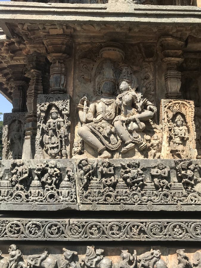 Ancient Temple Structures Sculpture and Architecture Stock Image ...