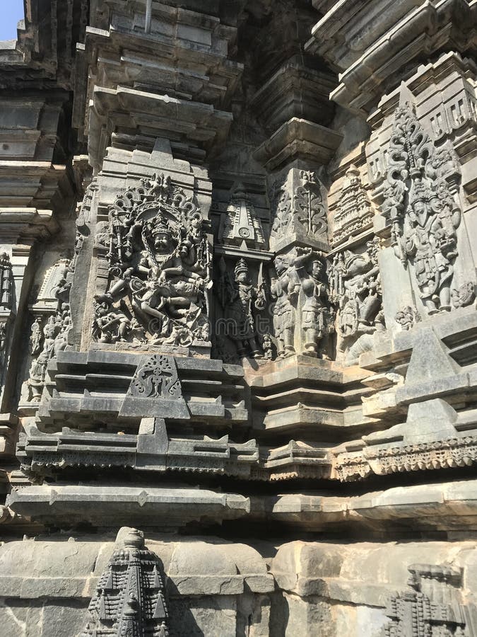 Ancient Temple Structures Sculpture and Architecture Stock Photo ...