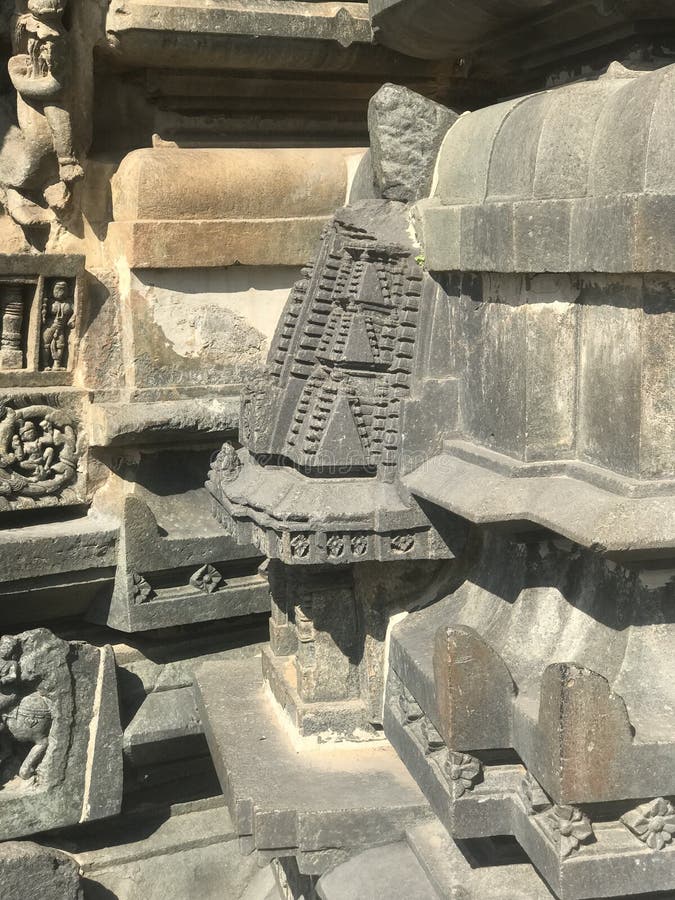 Ancient Temple Structures Sculpture and Architecture Stock Image ...