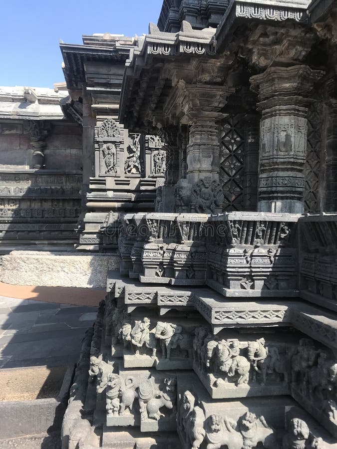 Ancient Temple Structures Sculpture and Architecture Stock Image ...