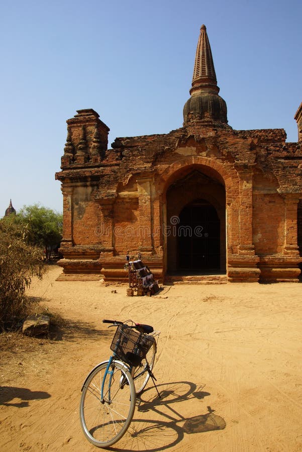 Ancient Temples in Bagan, Myanmar Stock Image - Image of sanctuary ...