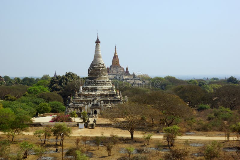 Ancient Temples in Bagan, Myanmar Stock Photo - Image of eastern ...