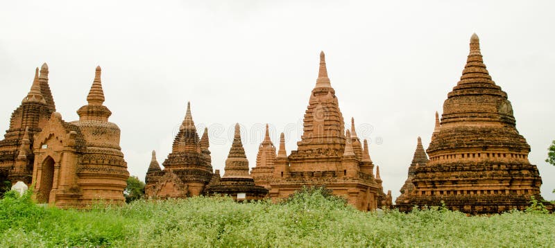 Ancient Temples in Bagan stock image. Image of journey - 52651907