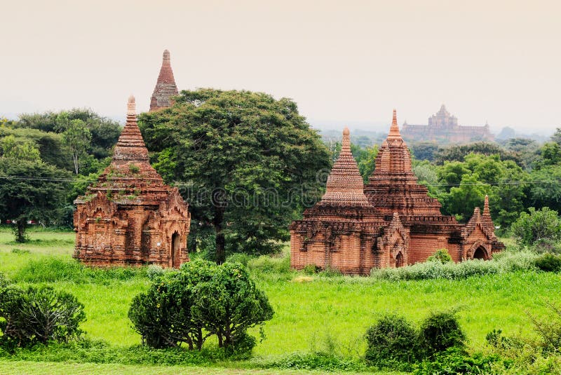 Ancient Temples in Bagan stock photo. Image of spiritual - 52652026