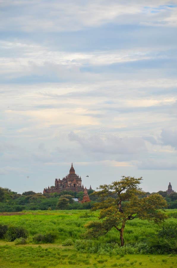 Ancient Temples in Bagan, Myanmar Stock Image - Image of buildings ...