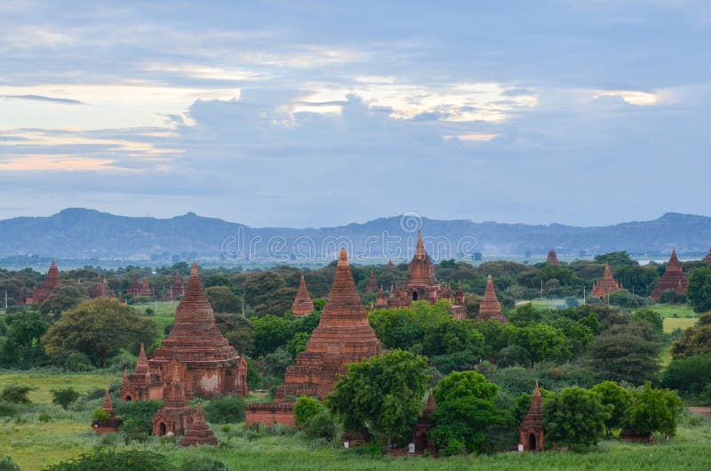 Ancient Temples in Bagan, Myanmar Stock Image - Image of buddhist ...