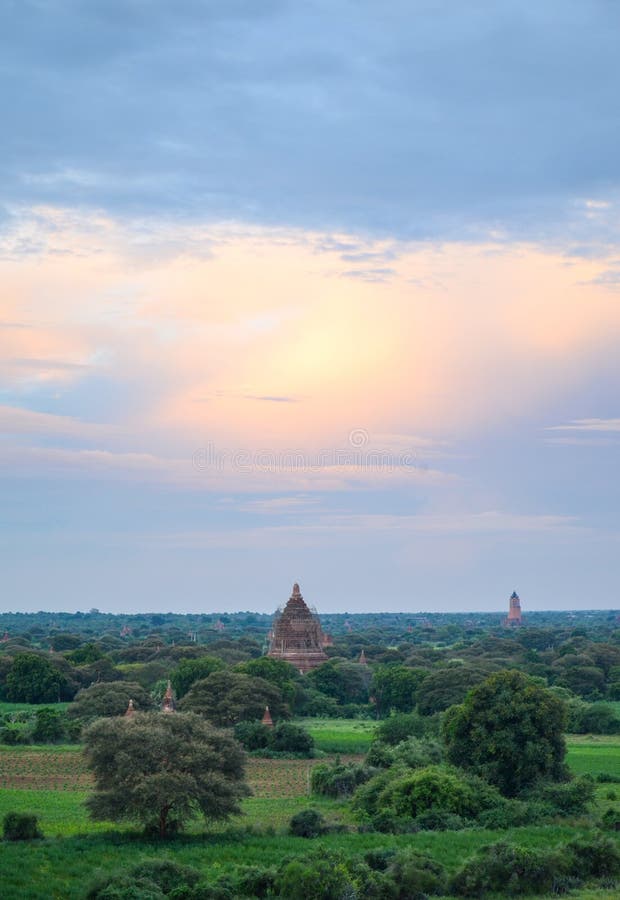 Ancient Temples in Bagan, Myanmar Stock Photo - Image of city ...