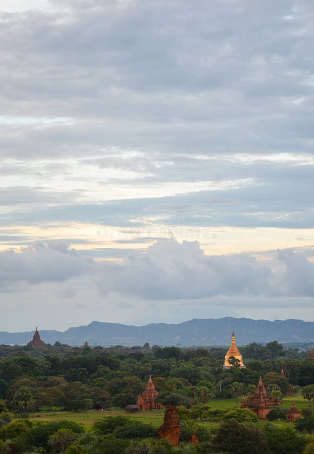 Ancient Temples in Bagan, Myanmar Stock Photo - Image of buddhist ...