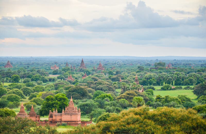 Ancient Temples in Bagan, Myanmar Stock Image - Image of burma ...