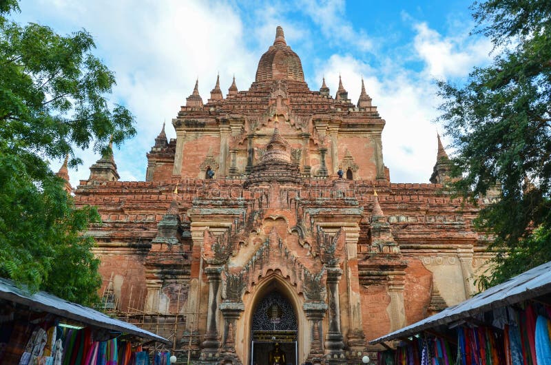 Ancient Temples in Bagan, Myanmar Stock Photo - Image of indochina ...