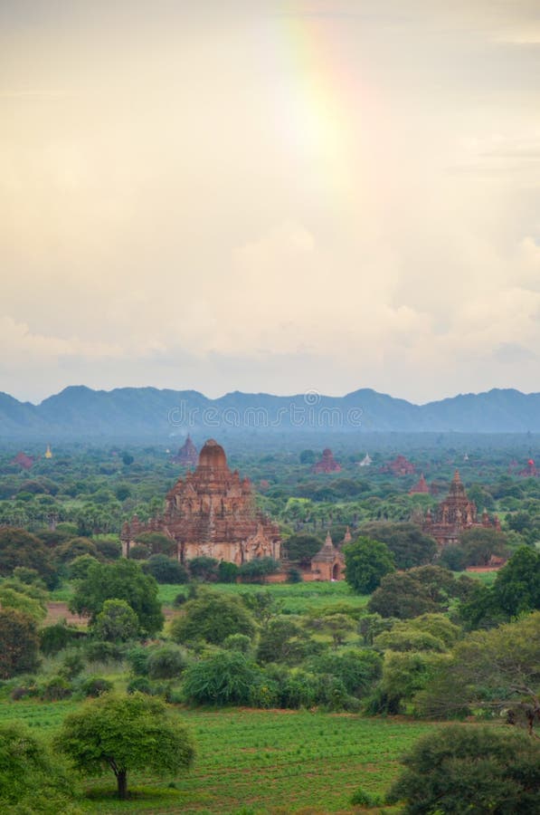 Ancient Temples in Bagan, Myanmar Stock Image - Image of myanmar ...