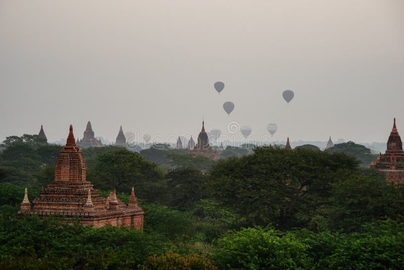 Ancient Temples in Bagan, Myanmar Stock Photo - Image of burma ...