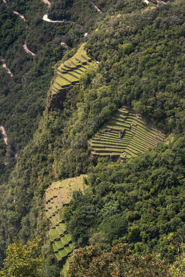 Ancient terraces aerial stock image. Image of vertical - 241376961