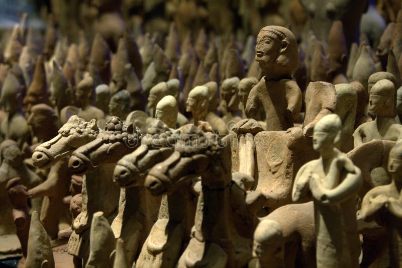 Ancient terracotta figures editorial image. Image of closeup - 16503485
