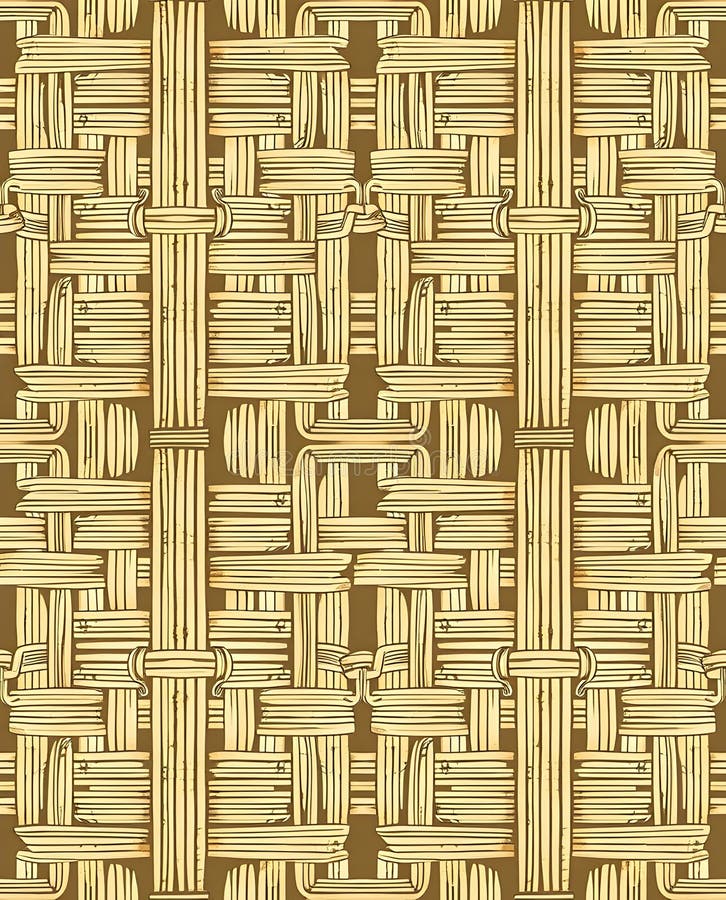 Ancient Textile-inspired Minimalist Design, Flowing Rhythm, Seamless ...