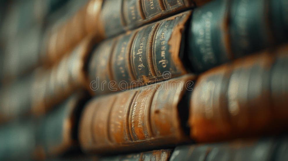 Ancient Texts Bathed in Light and Shadow Evoke the Wisdom of Ages. a ...