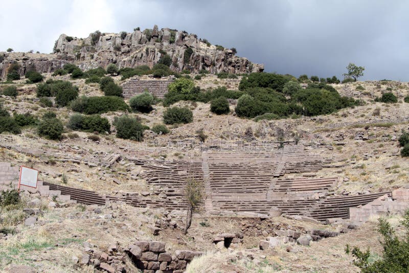 Ancient theater stock image. Image of seat, slope, history - 36007755