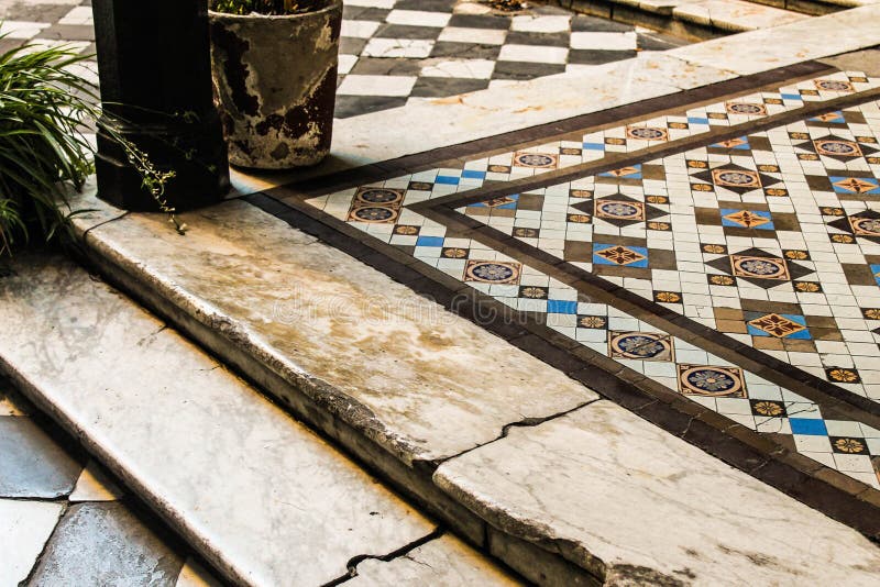 Ancient Tile Wall in Cyprus Stock Photo - Image of ancient, decoration ...
