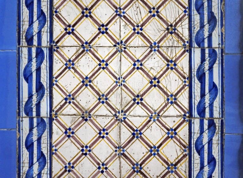 Ancient Tiles Pattern, Rio De Janeiro, Brazil Stock Photo - Image of ...