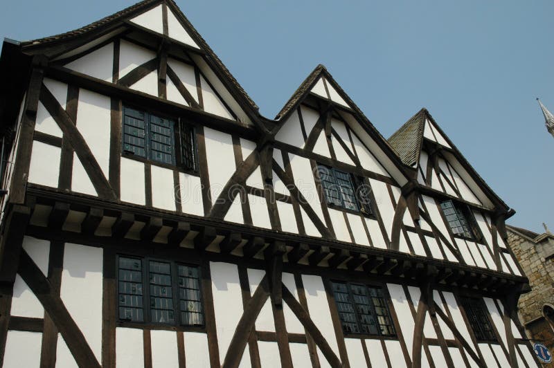 Brick Tudor Timber Frame - Tower of London Stock Image - Image of ...